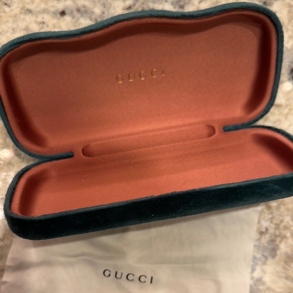 Gucci | Accessories | Authentic Gucci Eyeglass Case With Microfiber ...